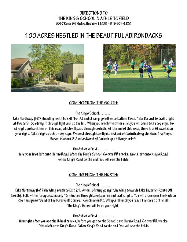 Directions to the King’s School - The King's School